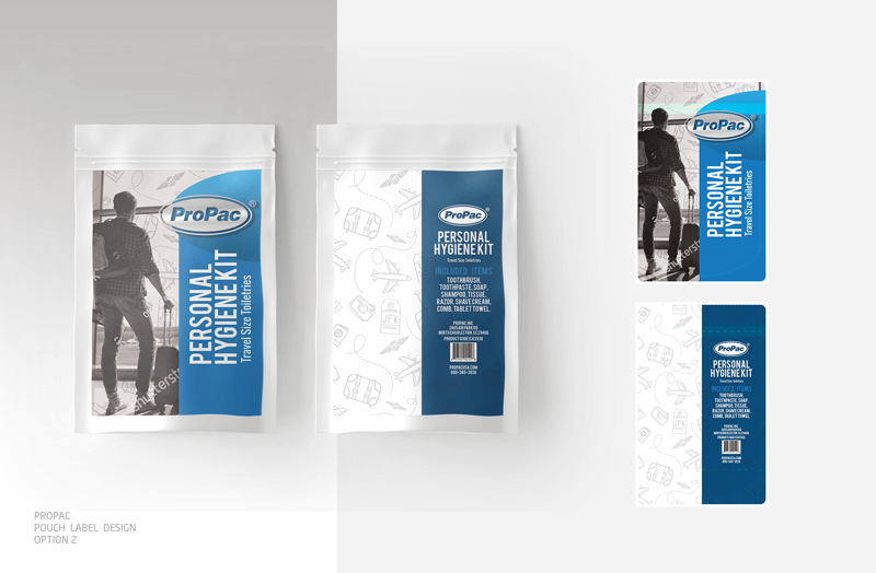 Hygiene kit label design - Chamila Maldeniya