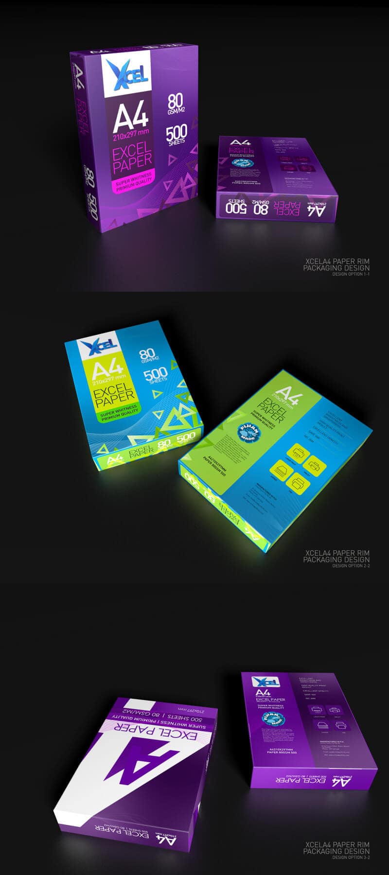 A4 Copy Paper Packaging Design - Chamila Maldeniya