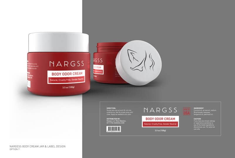BODY CREAM JAR Label - Chamila Maldeniya