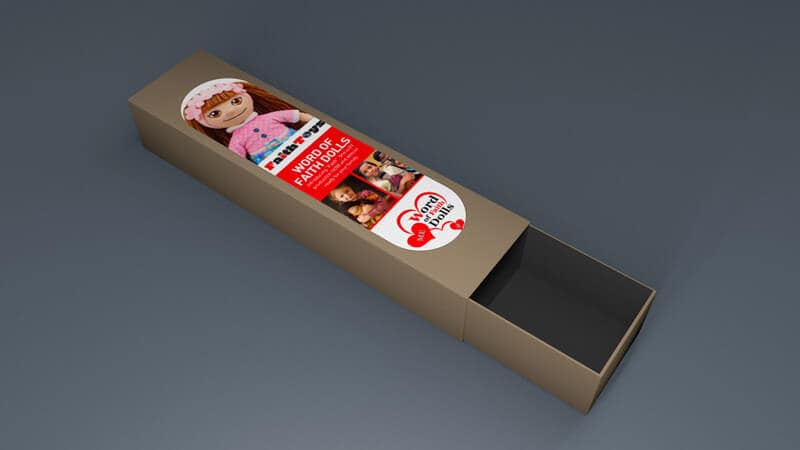 An Attractive label design for PLUSH DOLL packaging - Chamila Maldeniya