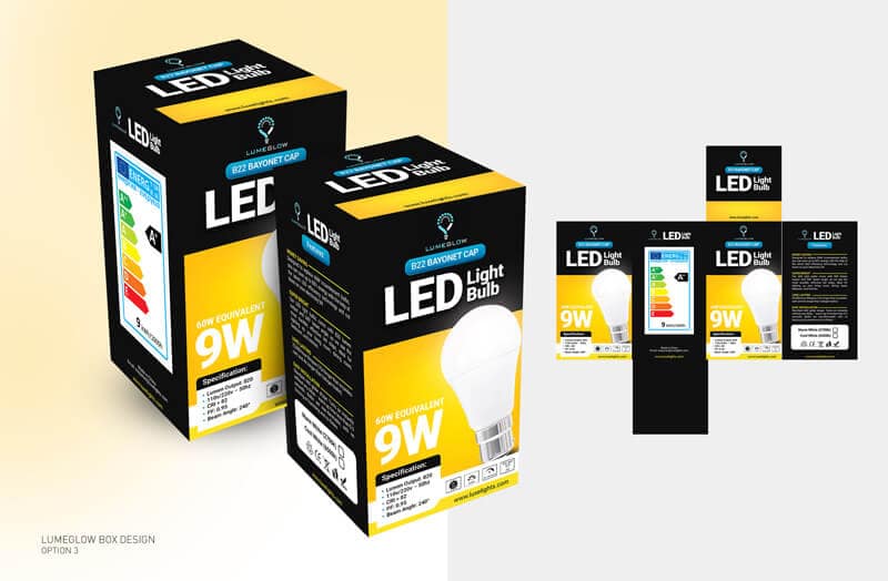 LED Light bulb box design - Chamila Maldeniya